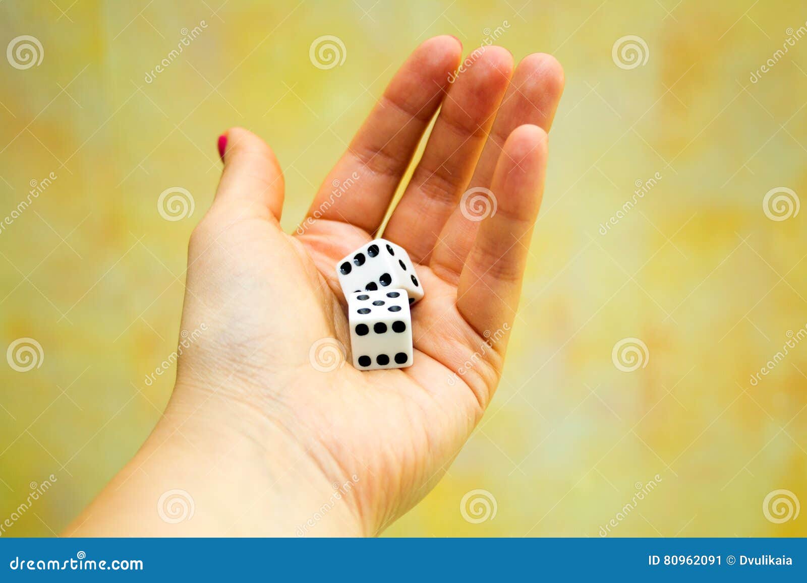 The dice in hand stock image. Image of square, casino - 80962091