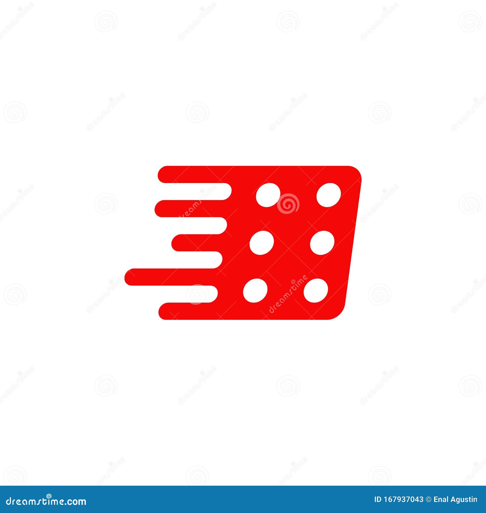 Dice Icon Logo Design Vector Template Stock Vector - Illustration of ...