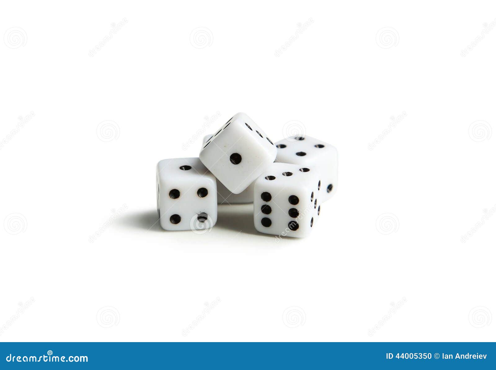 Dice isolated on a white stock photo. Image of casino - 44005350