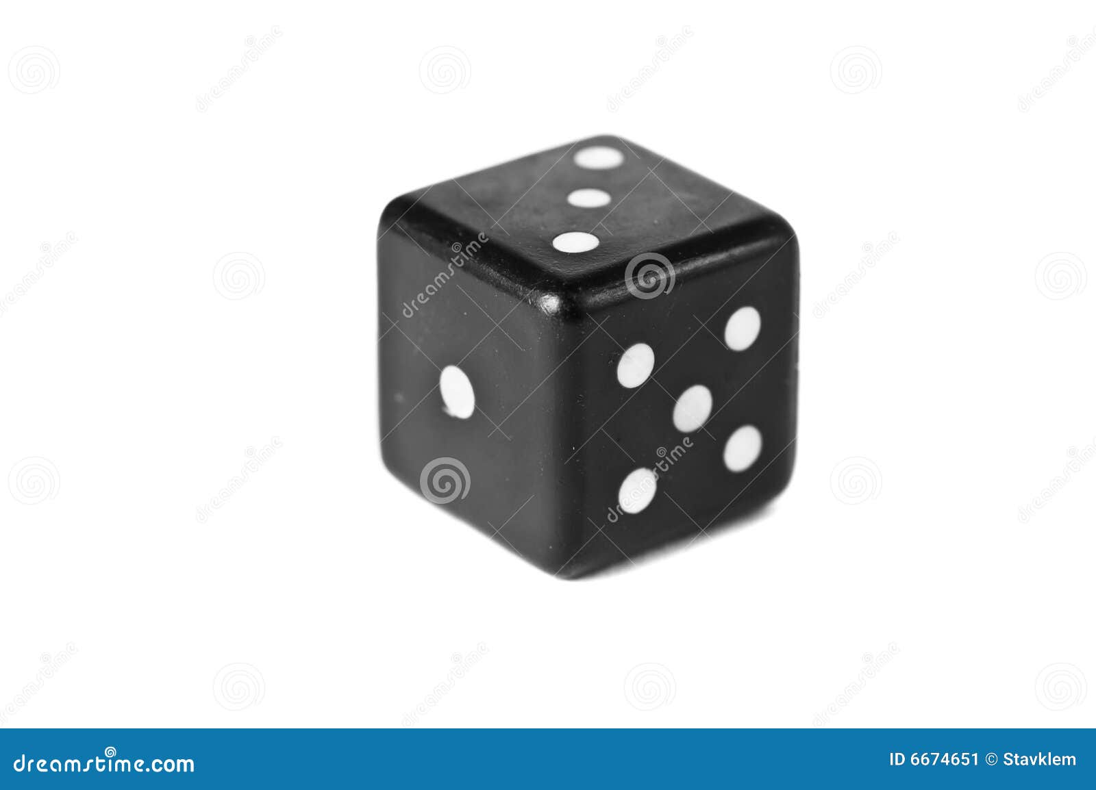 Dice isolated on white stock image. Image of isolated - 6674651