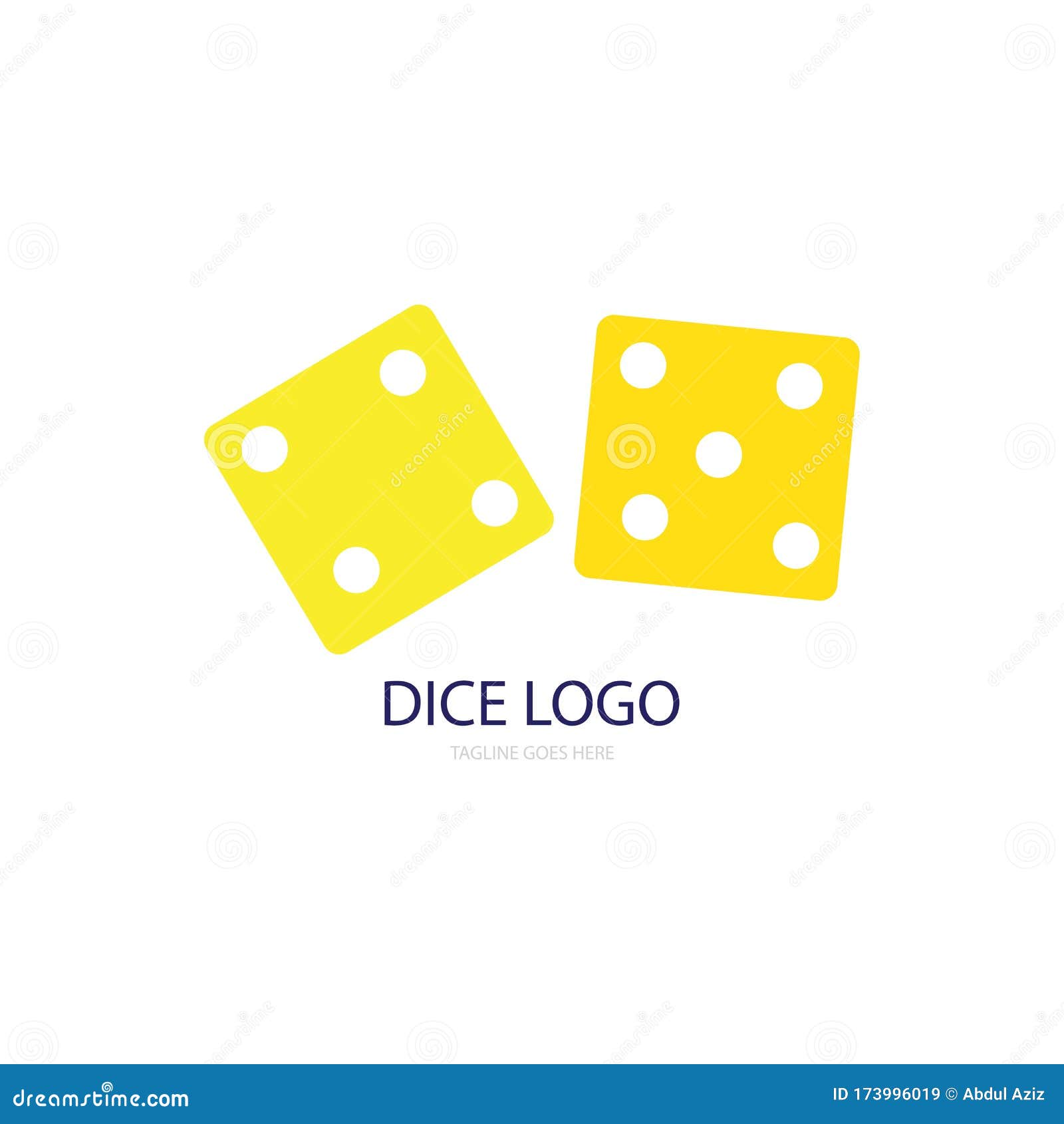 Dice logo vector stock vector. Illustration of cube - 173996019