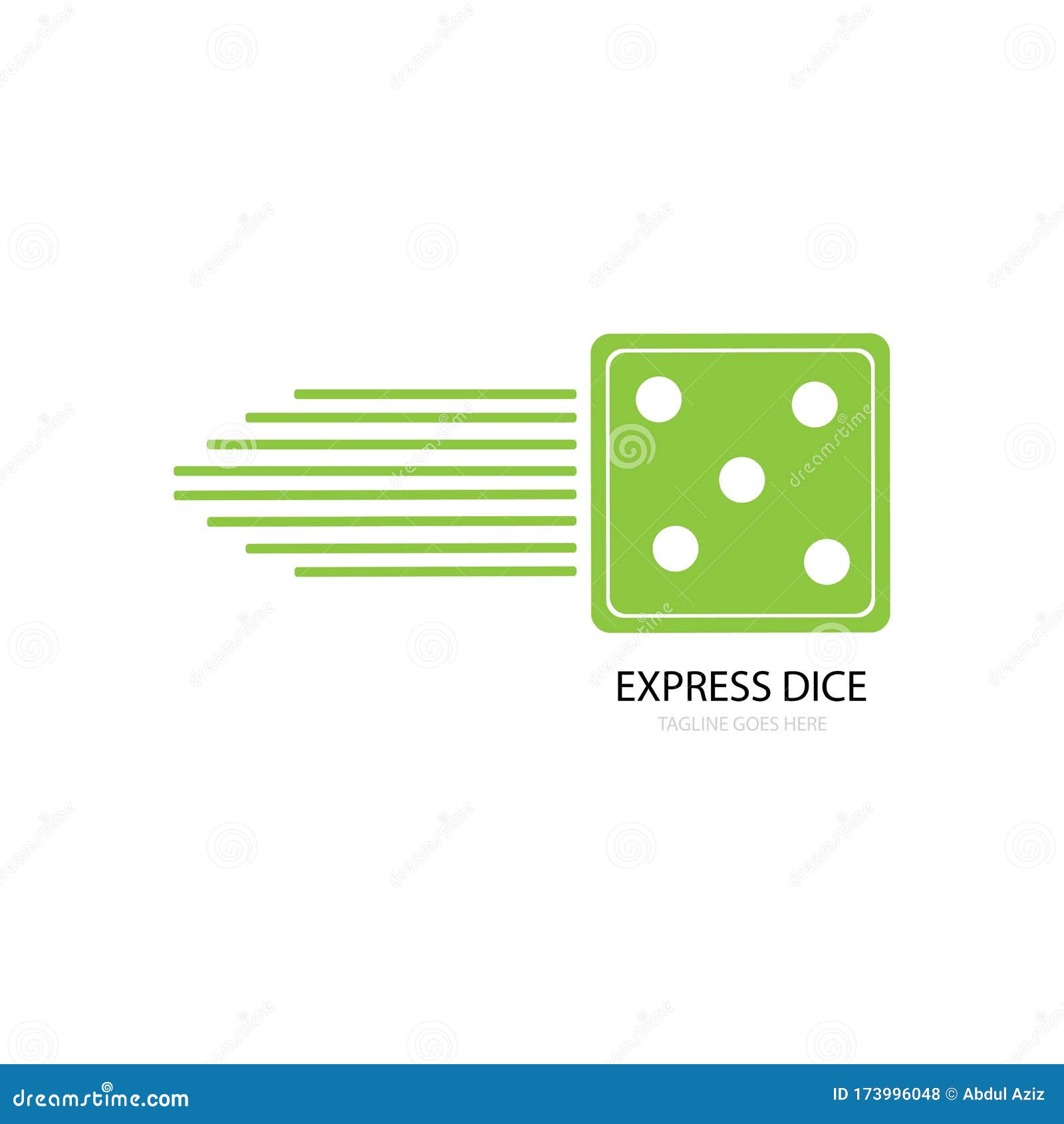 Dice logo vector stock vector. Illustration of jackpot - 173996048