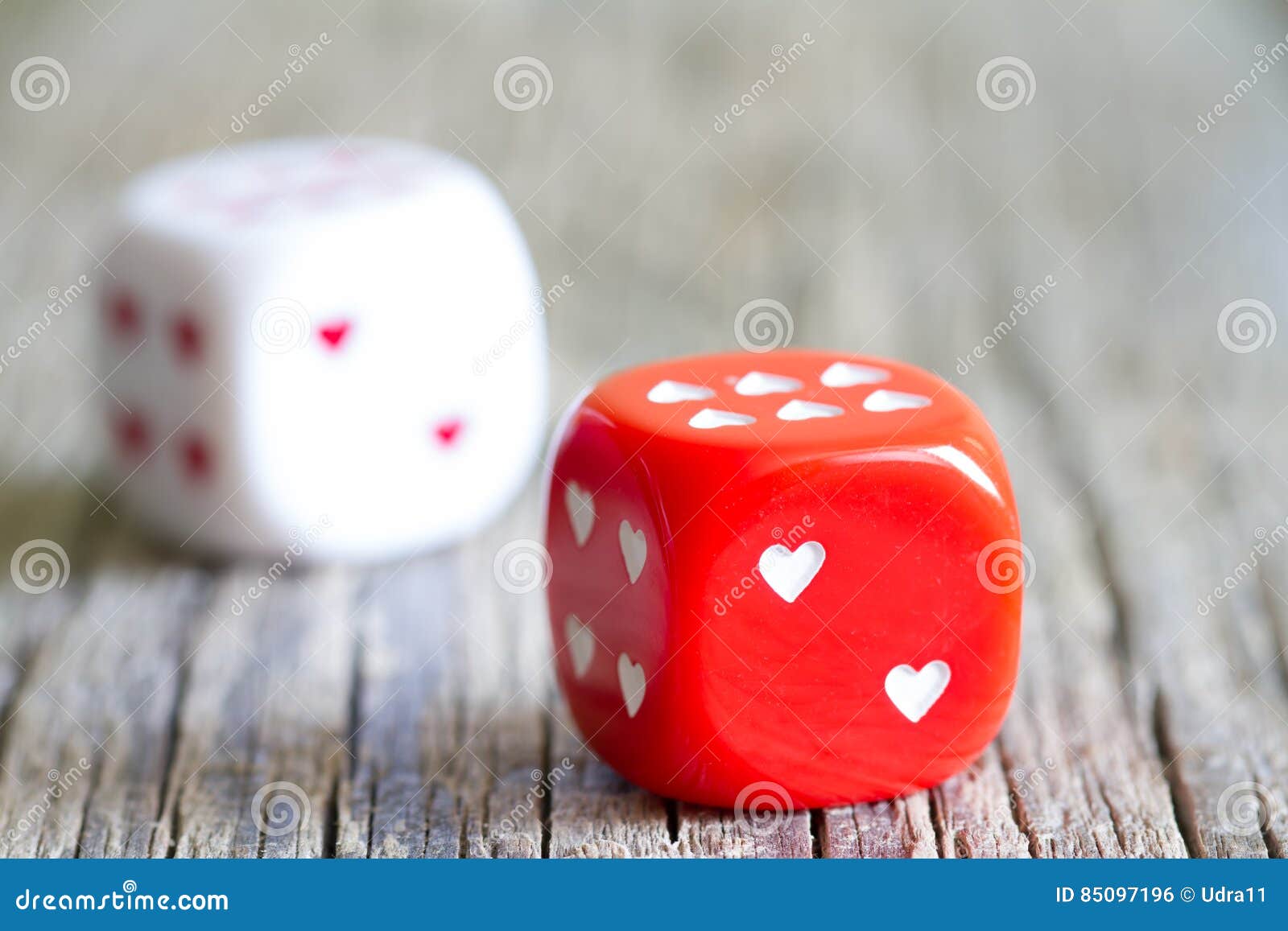 Dice Love Heart Valentines Day Abstract Background Stock Photo - Image ...