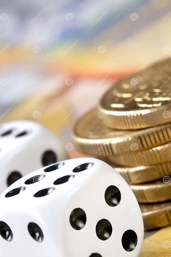 Dice and Money stock photo. Image of business, dice, gamble - 21027196