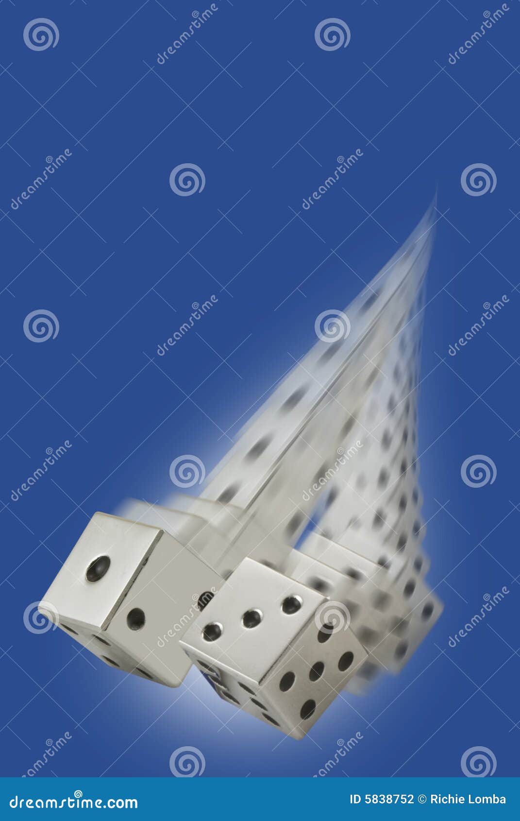 Dice in Motion stock photo. Image of square, throw, background - 5838752