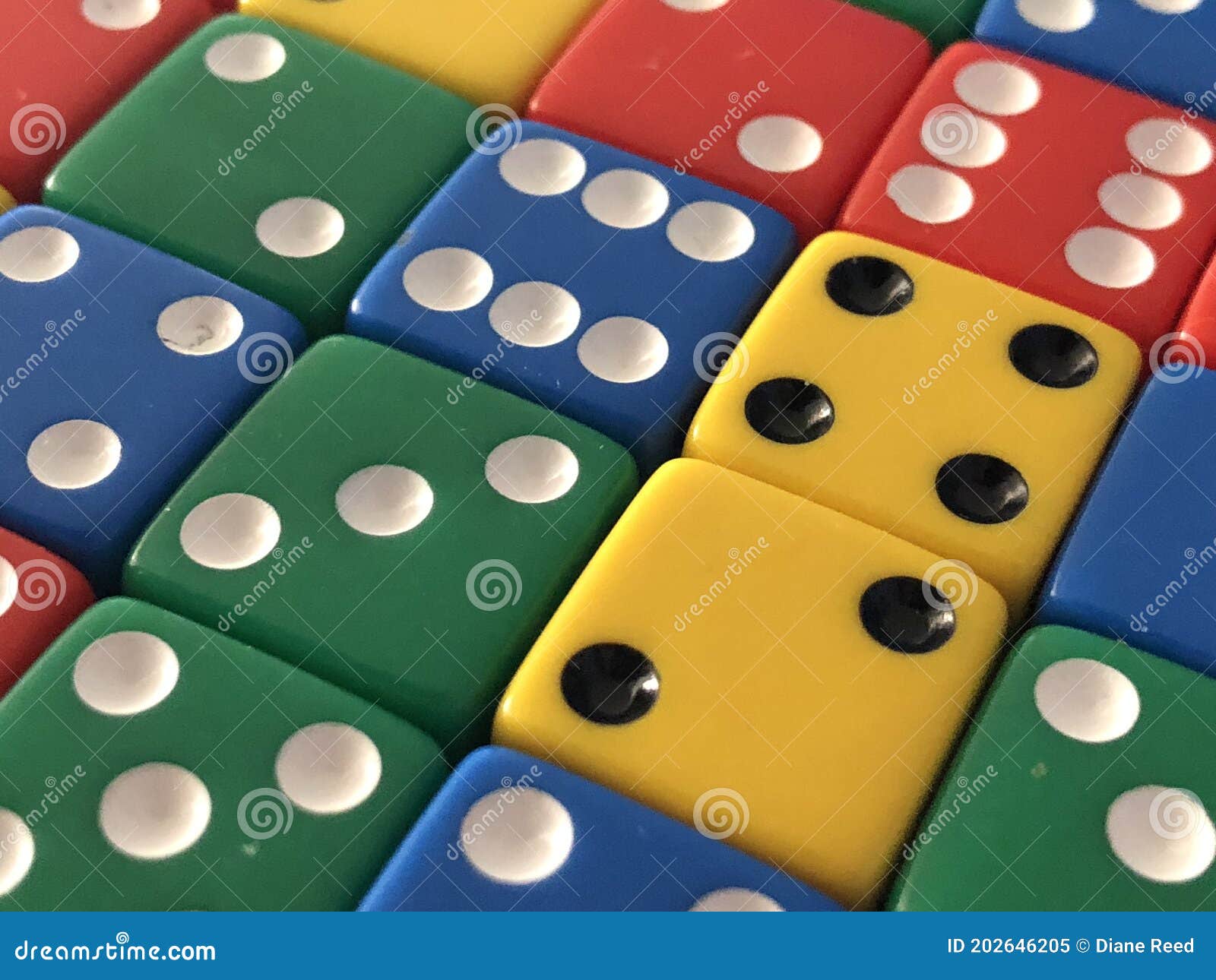 Dice stock image. Image of dice, game, blue, green, multi - 202646205