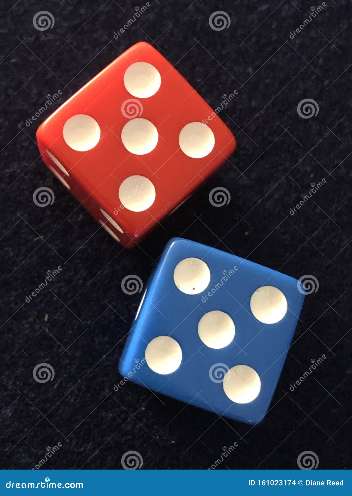 Dice Number Five stock photo. Image of number, blue - 161023174