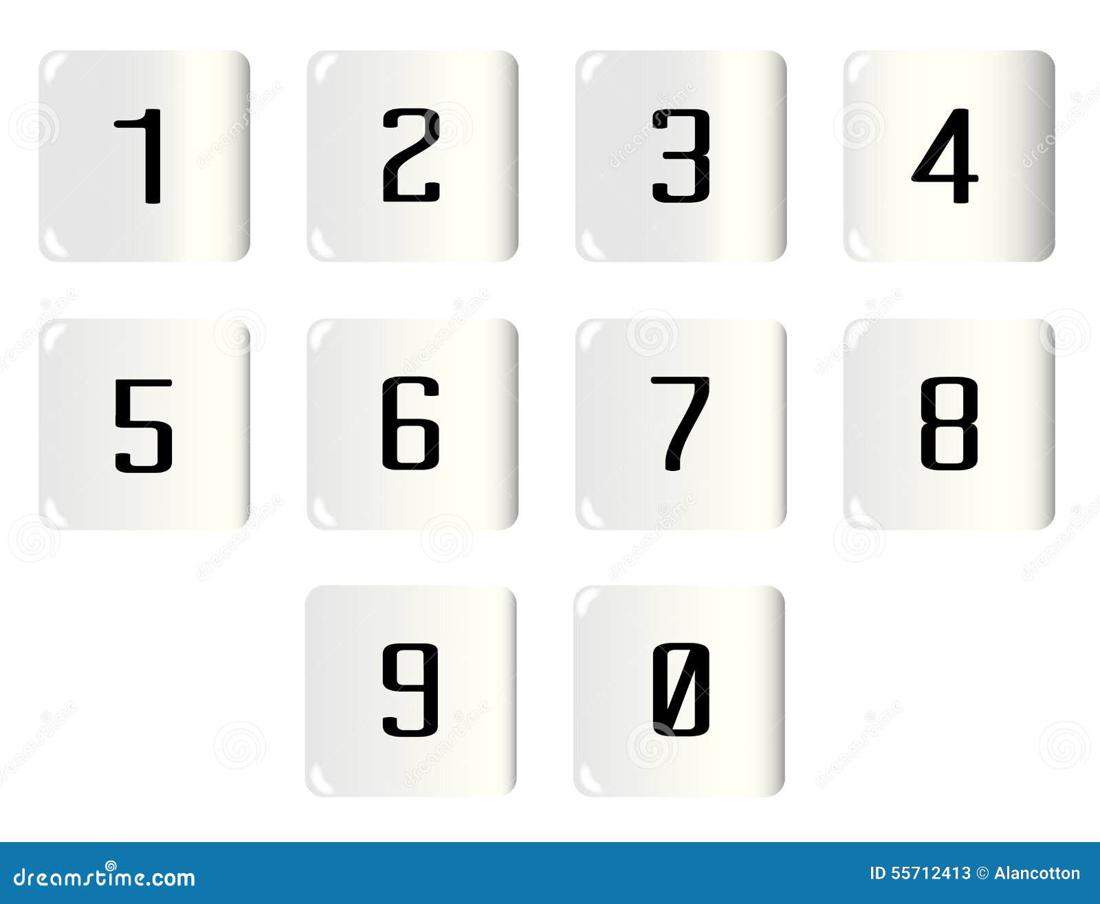 Dice Numbers stock illustration. Illustration of cube - 55712413