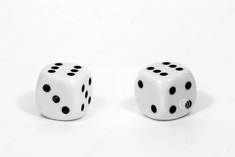 Dice Pair of Sixes stock photo. Image of atlantic, play - 375030
