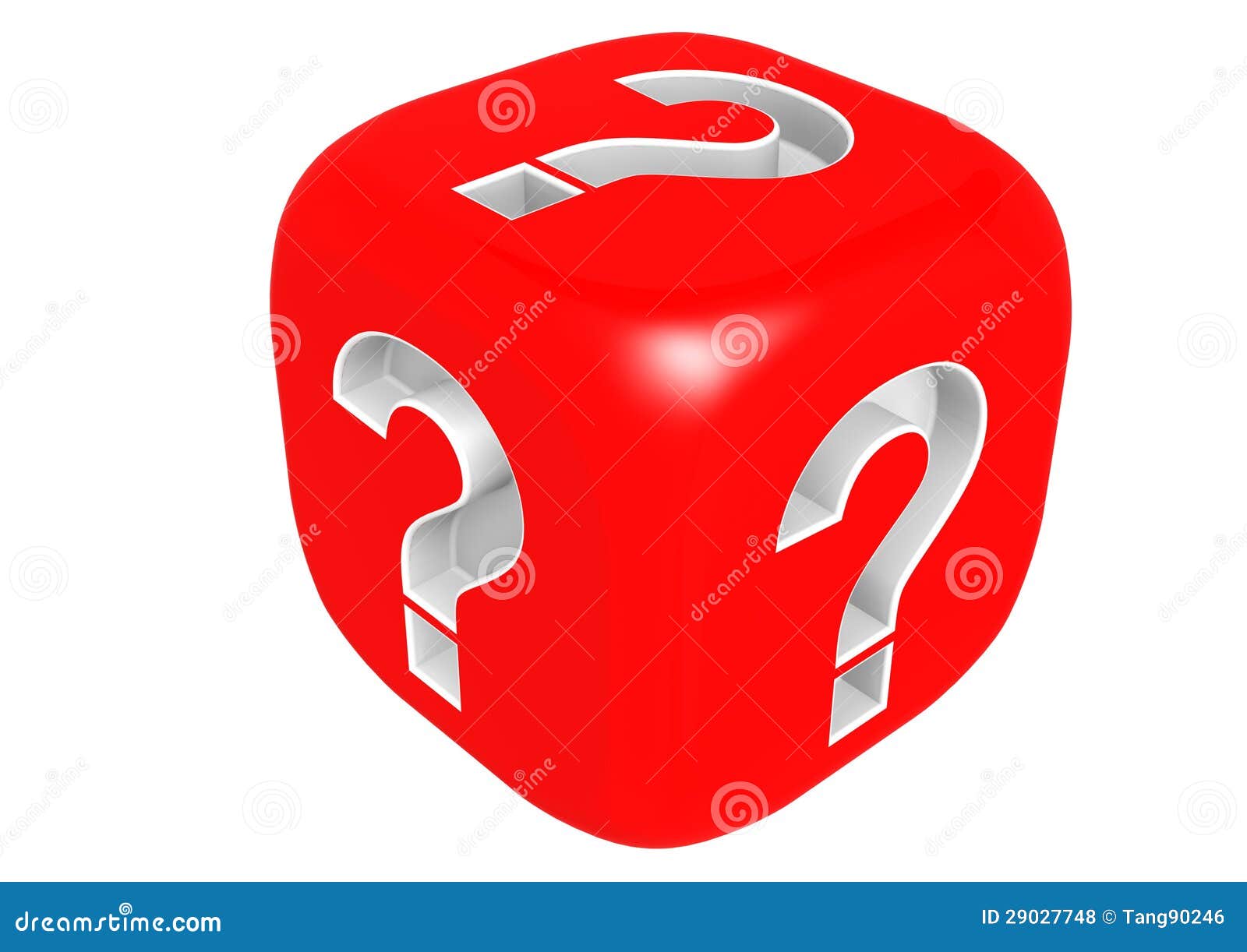 Dice With Question Mark Stock Photo | CartoonDealer.com #29027748