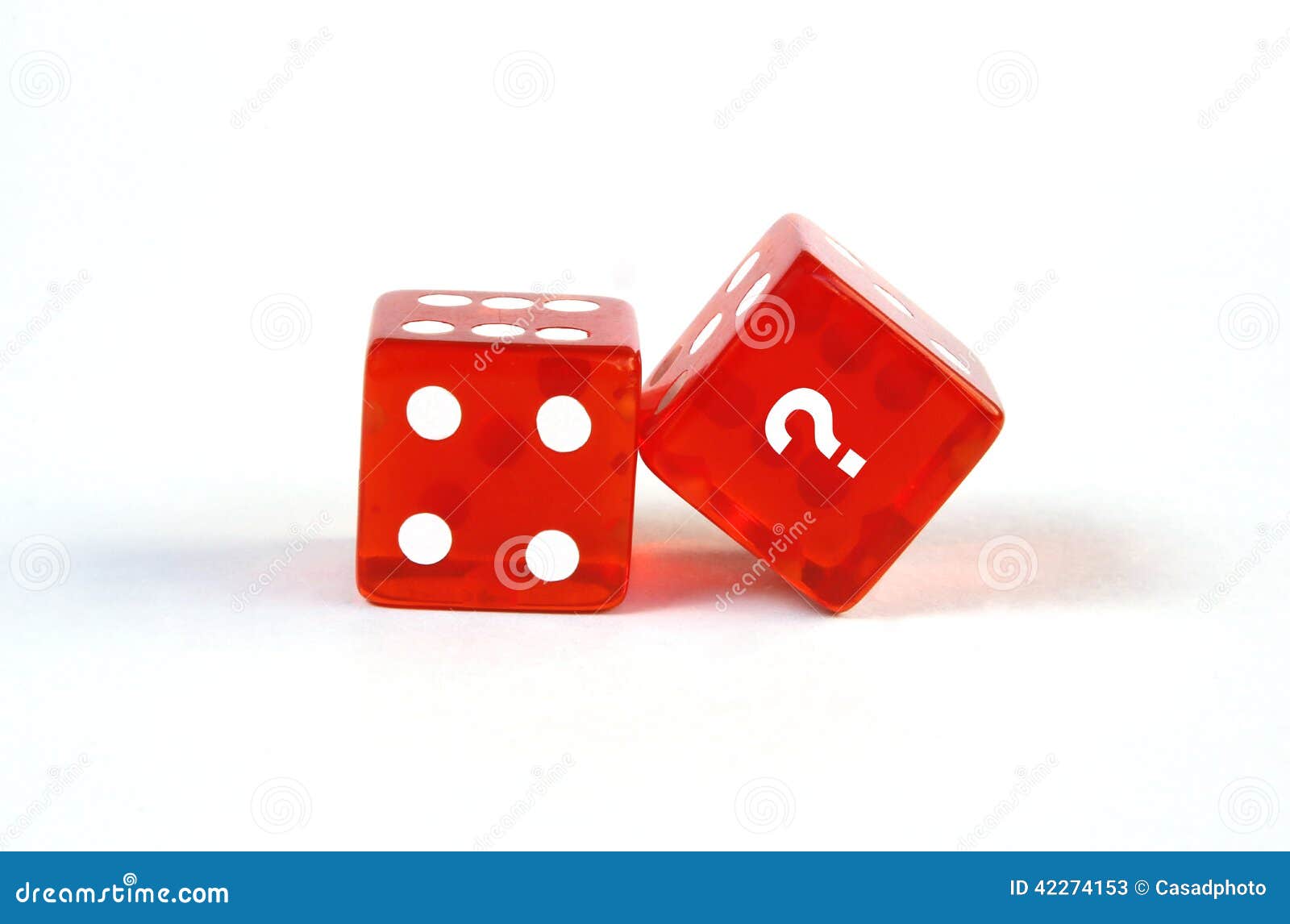 Dice With Question Mark Stock Image | CartoonDealer.com #42274153