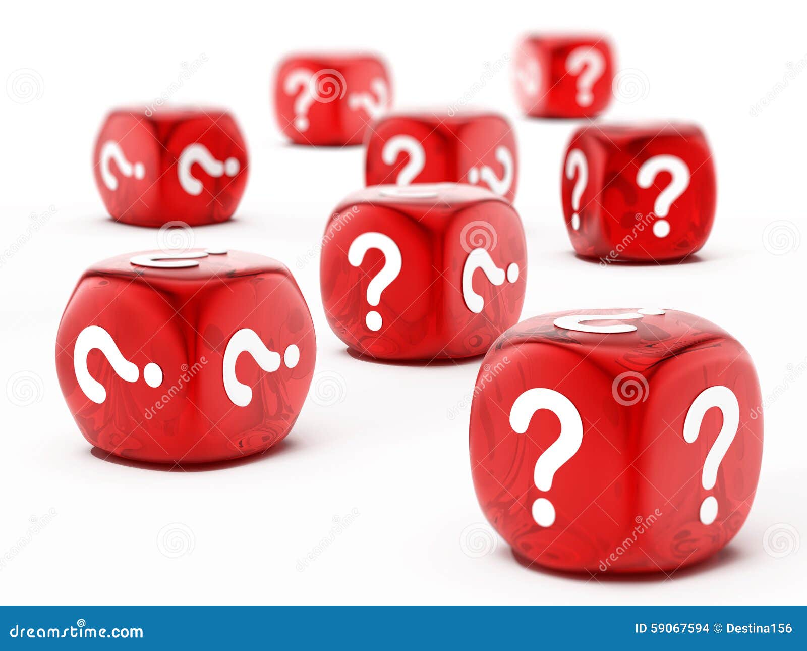 Dice With Question Mark Symbol Stock Photo | CartoonDealer.com #59067594