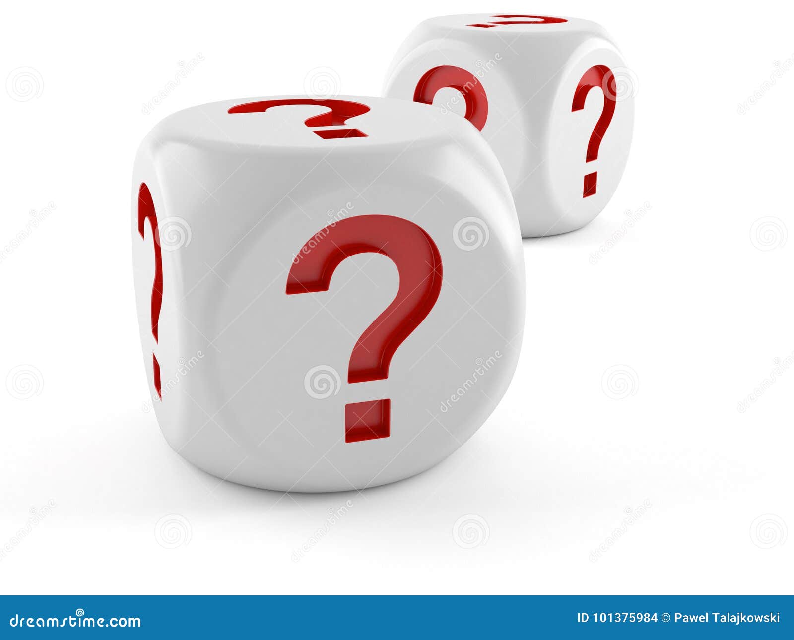Dice With Question Mark Symbol Stock Photo | CartoonDealer.com #59067594