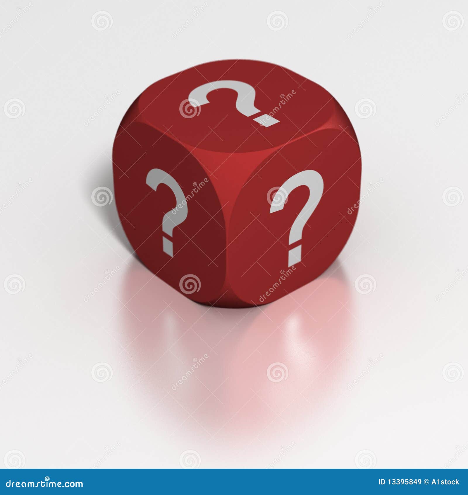 Dice of Questions stock illustration. Illustration of lucky - 13395849
