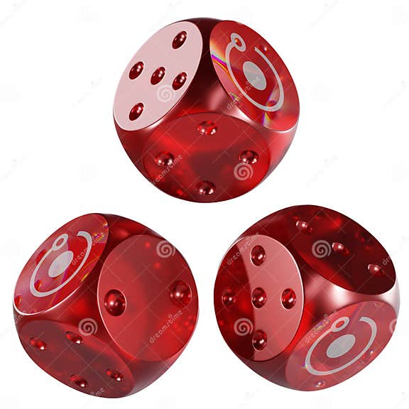 Dice Render ,RNDR Glass Dice Crypto 3D Icon Editorial Photography ... Dice Render ,RNDR Glass Dice Crypto 3D Icon Editorial Photography ...