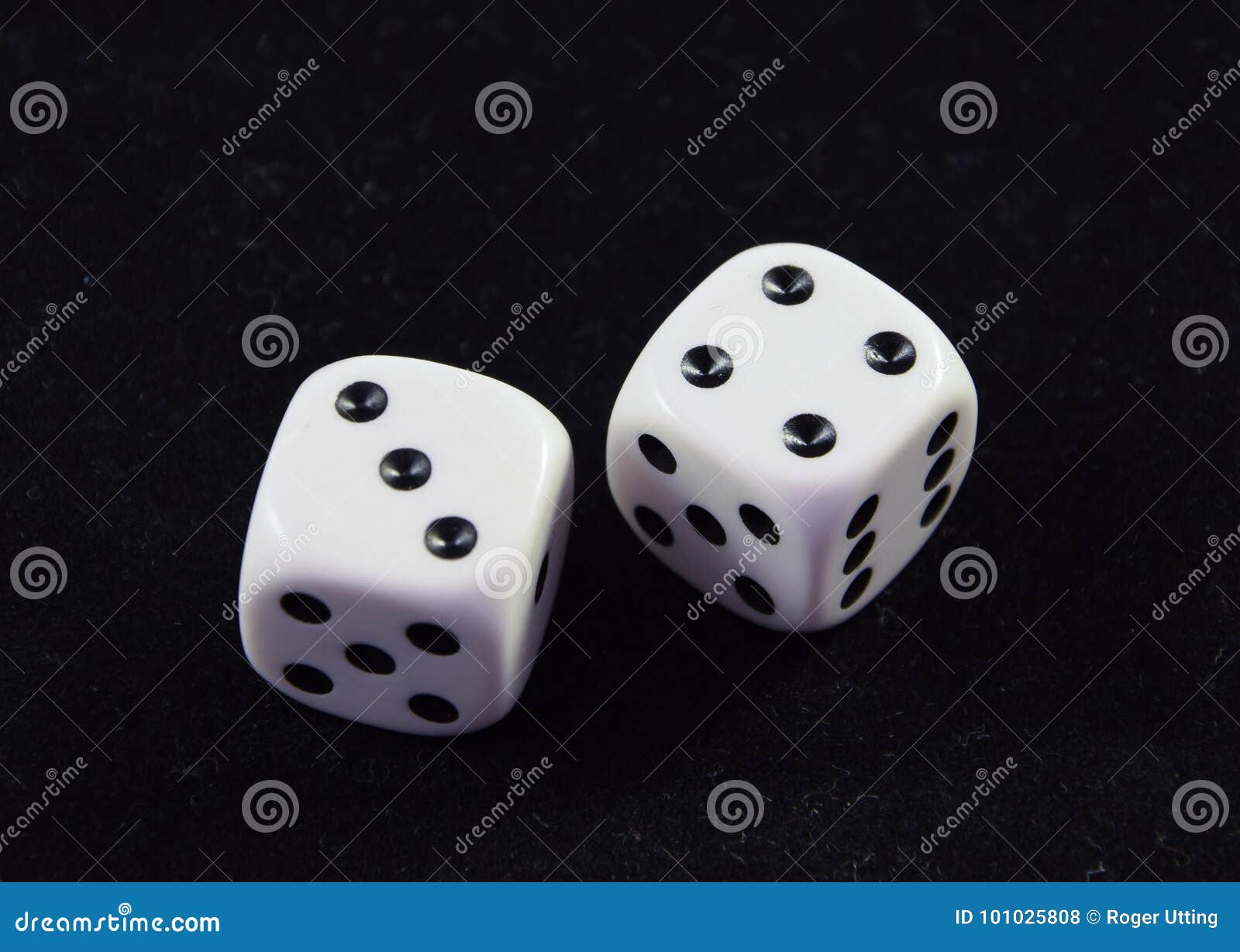 Dice Seven stock photo. Image of three, four, toys, game - 101025808