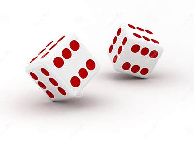 Dice with only sixes stock illustration. Illustration of isolated - 4881881