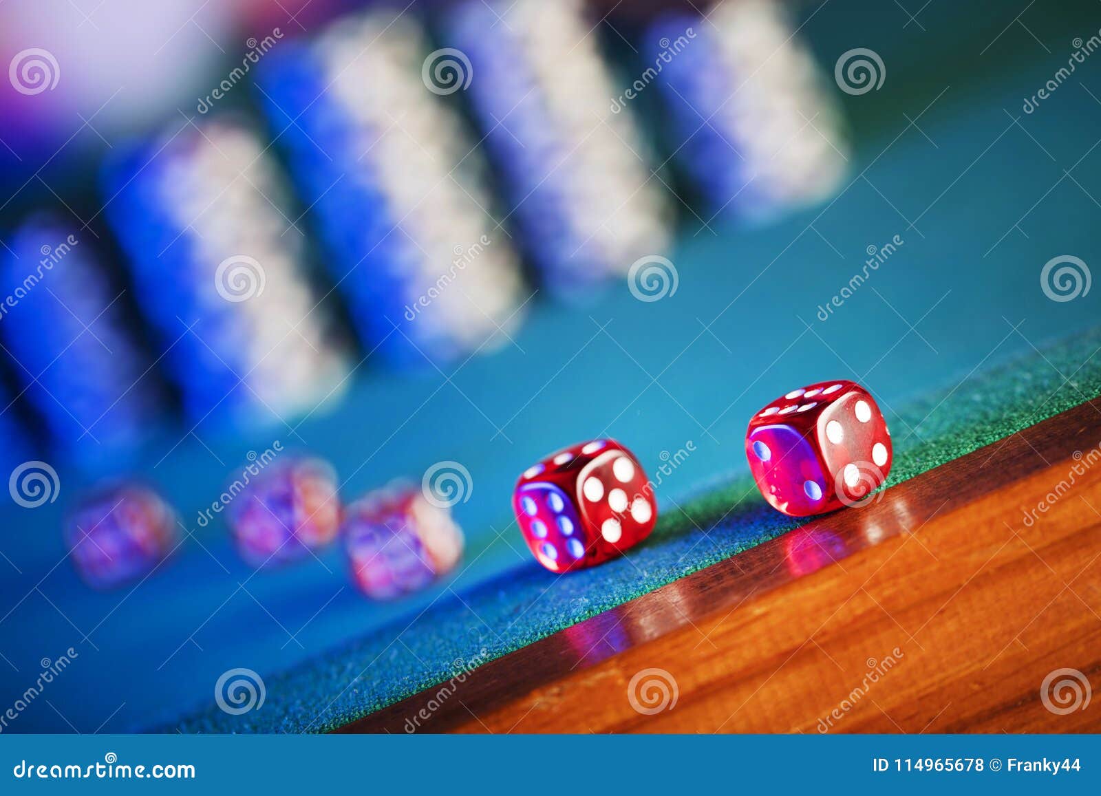 Gambling Theme. Place for Typography or Log. Stock Photo - Image of ...