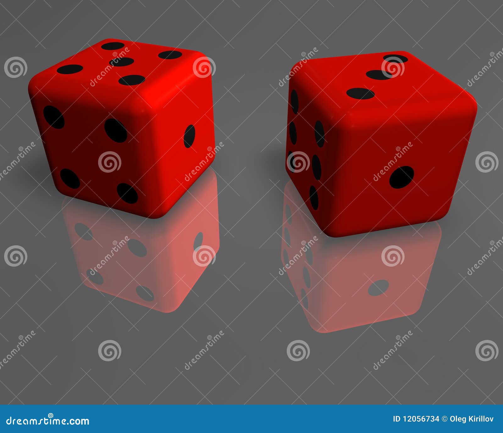 Dice on the surface 3 stock illustration. Illustration of casinos ...