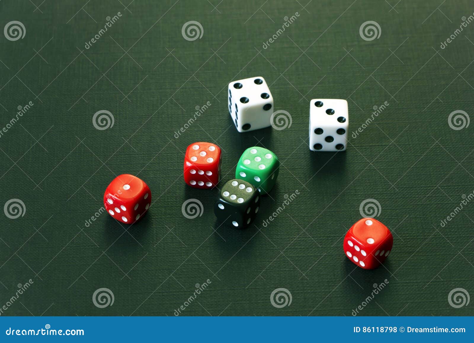 Dice on the table stock photo. Image of good, poker, entertainment ...