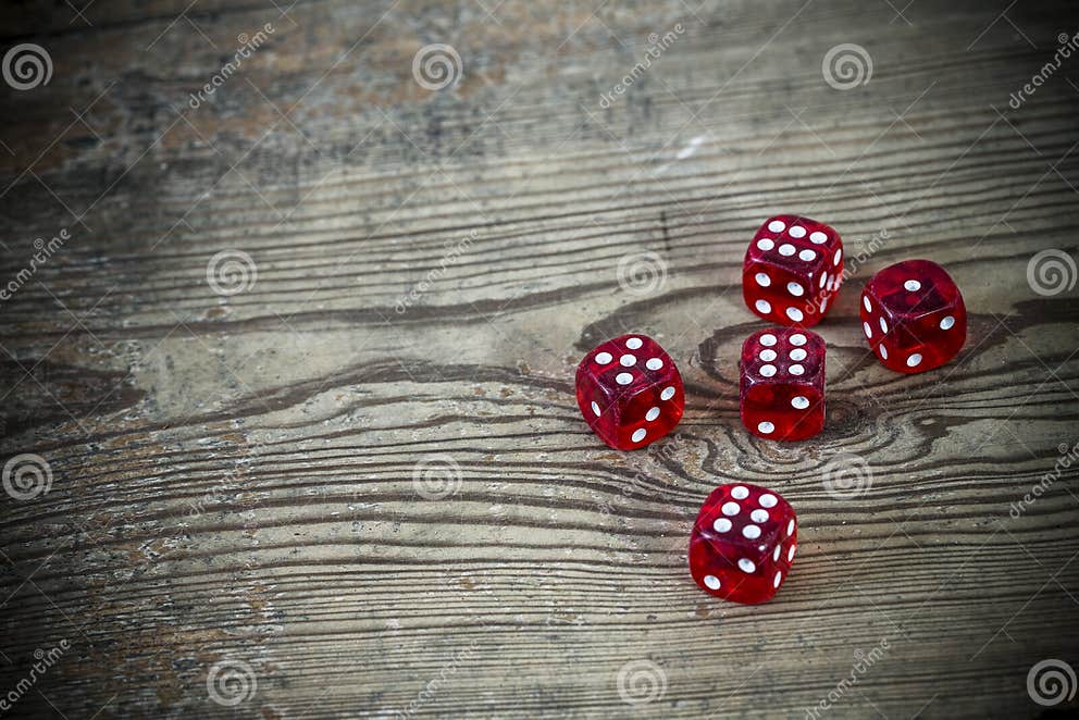 Dice on the table stock image. Image of card, flush, game - 33862675
