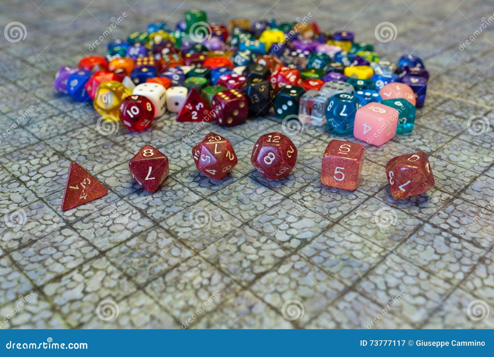 Dice stock image. Image of board, paper, colors, entertainment - 73777117