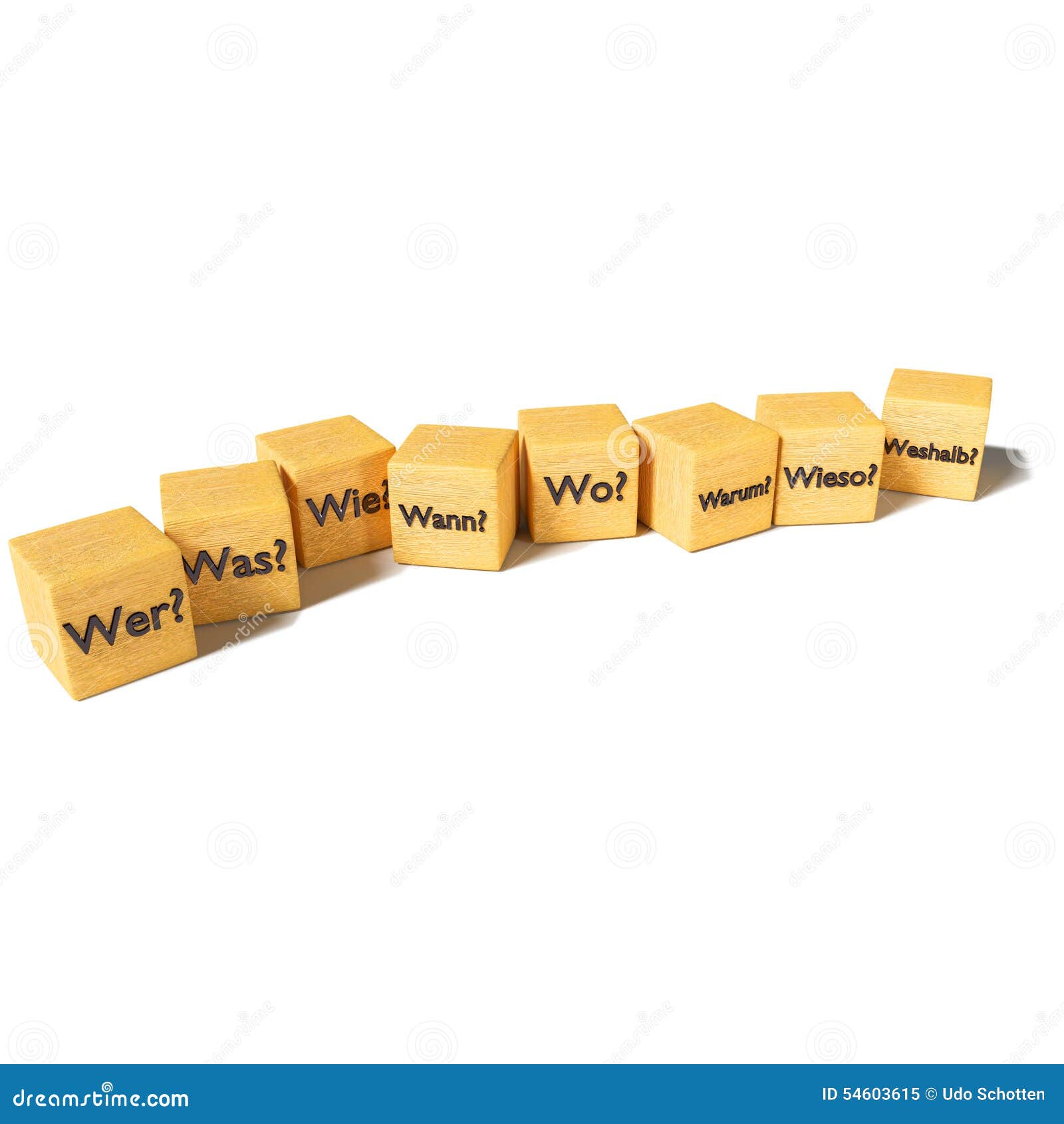 Dice Who, What, when, Where, Why, and How Stock Image - Image of font ...