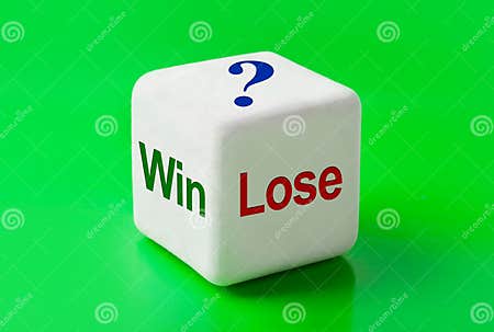 Dice with Words Win and Lose Stock Image - Image of dice, question ...
