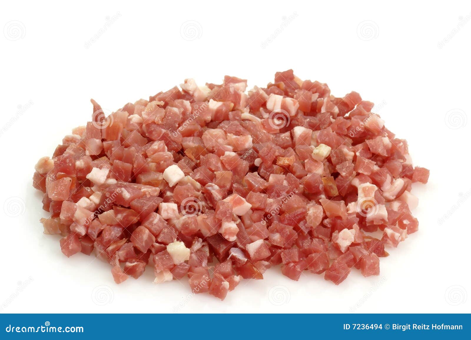Diced bacon stock photo. Image of bacon, close, overweight - 7236494