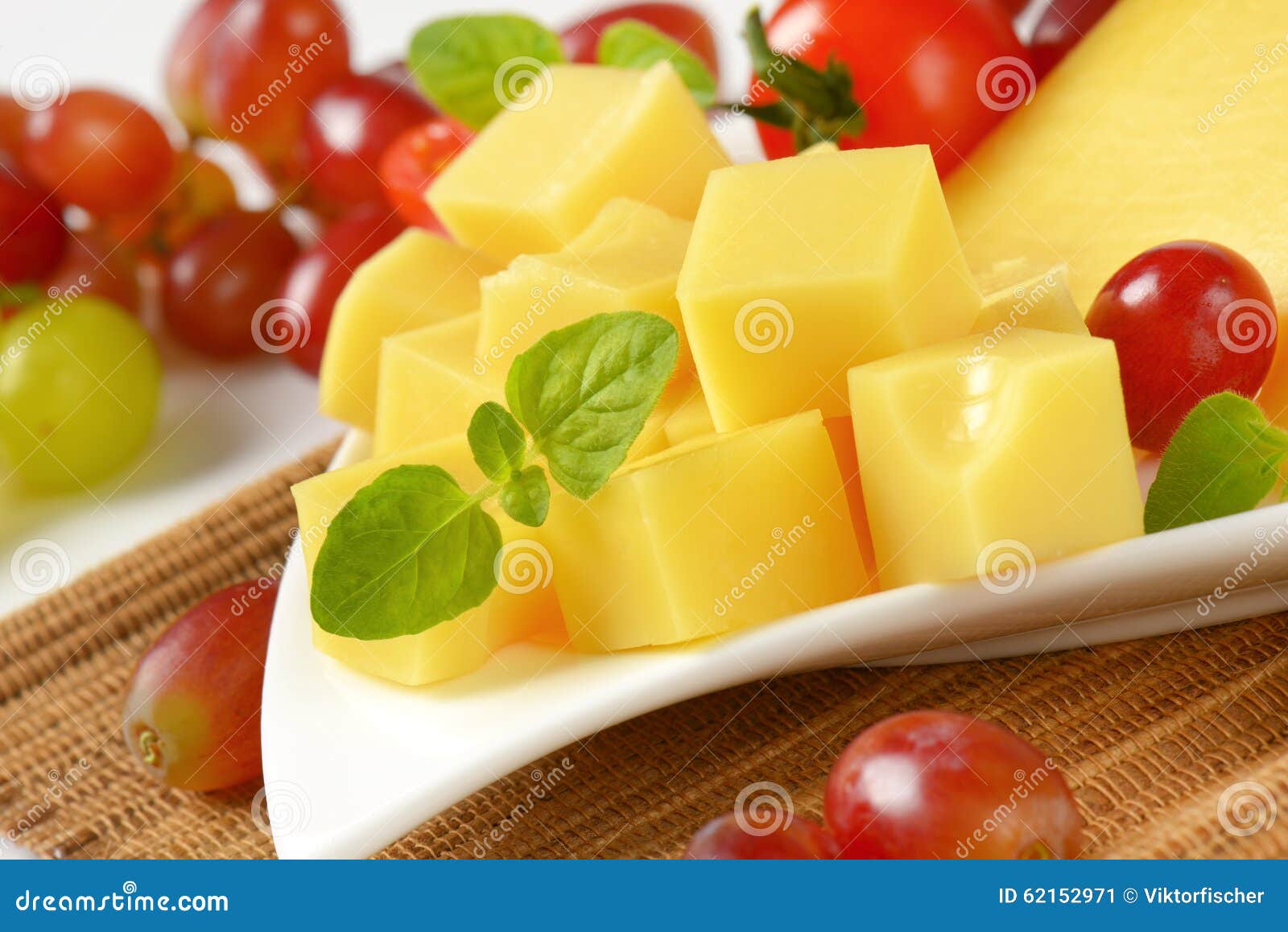 Diced cheese stock image. Image of semi, herb, appetizer - 62152971