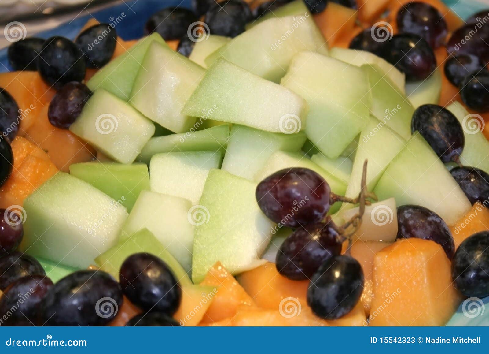 Diced fruit stock image. Image of fruit, diced, cantaloupe - 15542323
