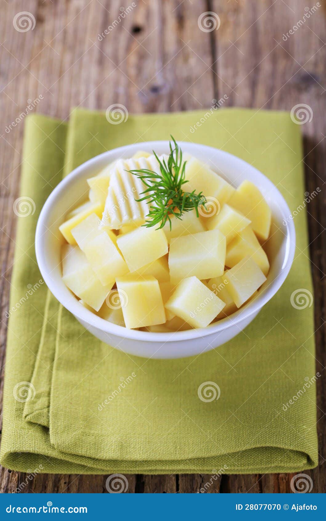 Diced Potatoes Royalty-Free Stock Image | CartoonDealer.com #28077070