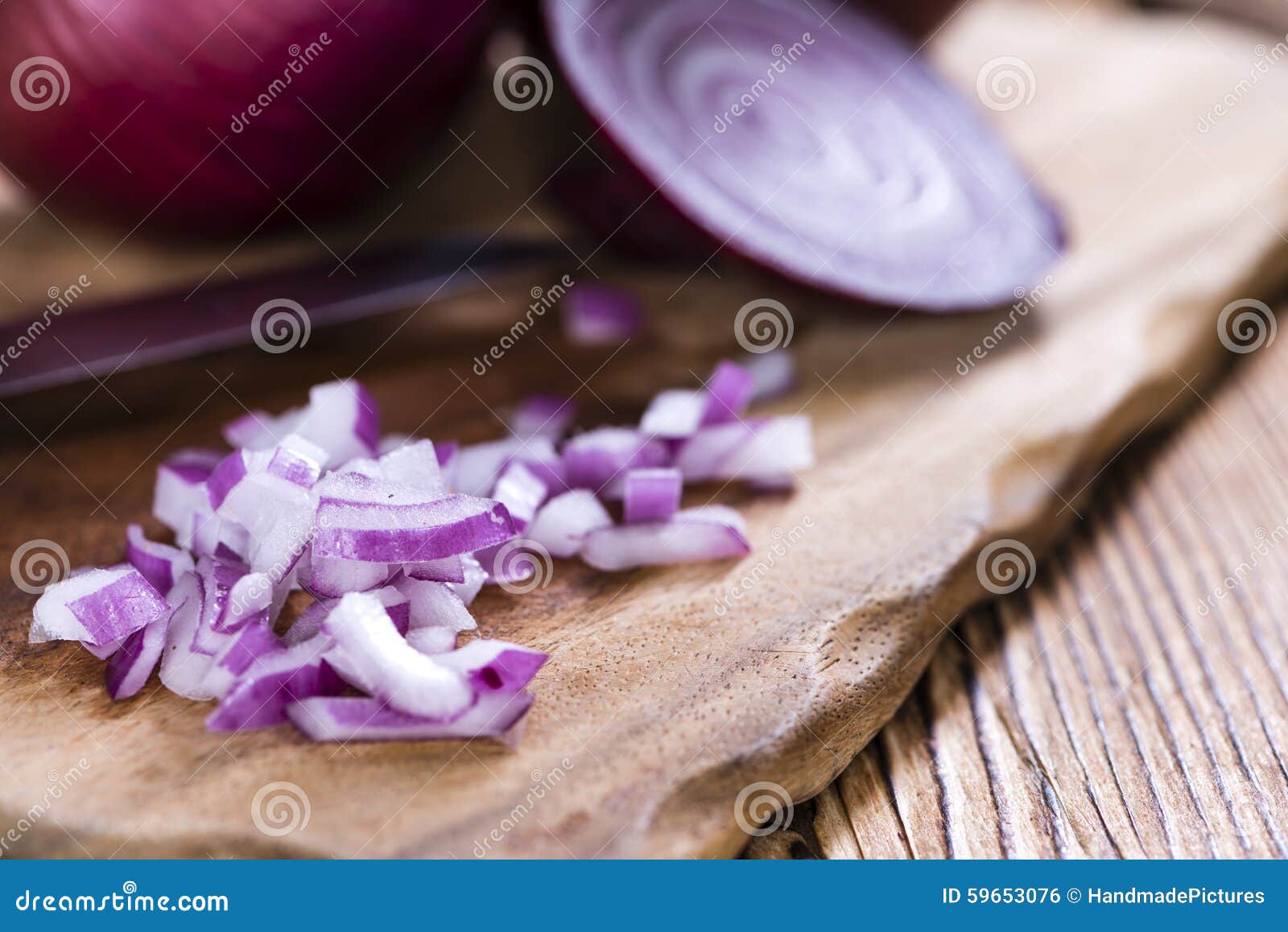 Diced Red Onion stock photo. Image of cutted, fresh, organic - 59653076