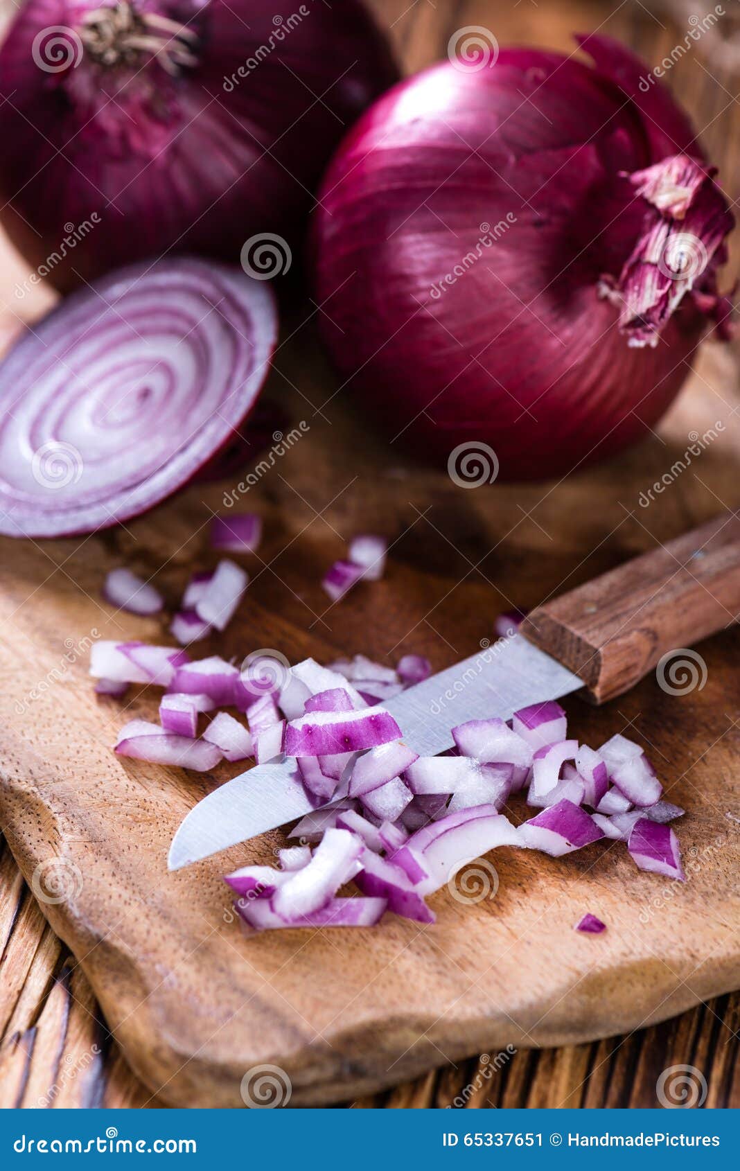 Diced Red Onion stock image. Image of ripe, gourmet, cooking - 65337651