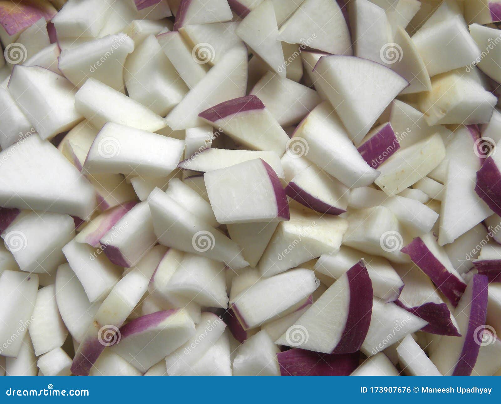 Diced Turnip stock photo. Image of cross, natural, healthy - 173907676