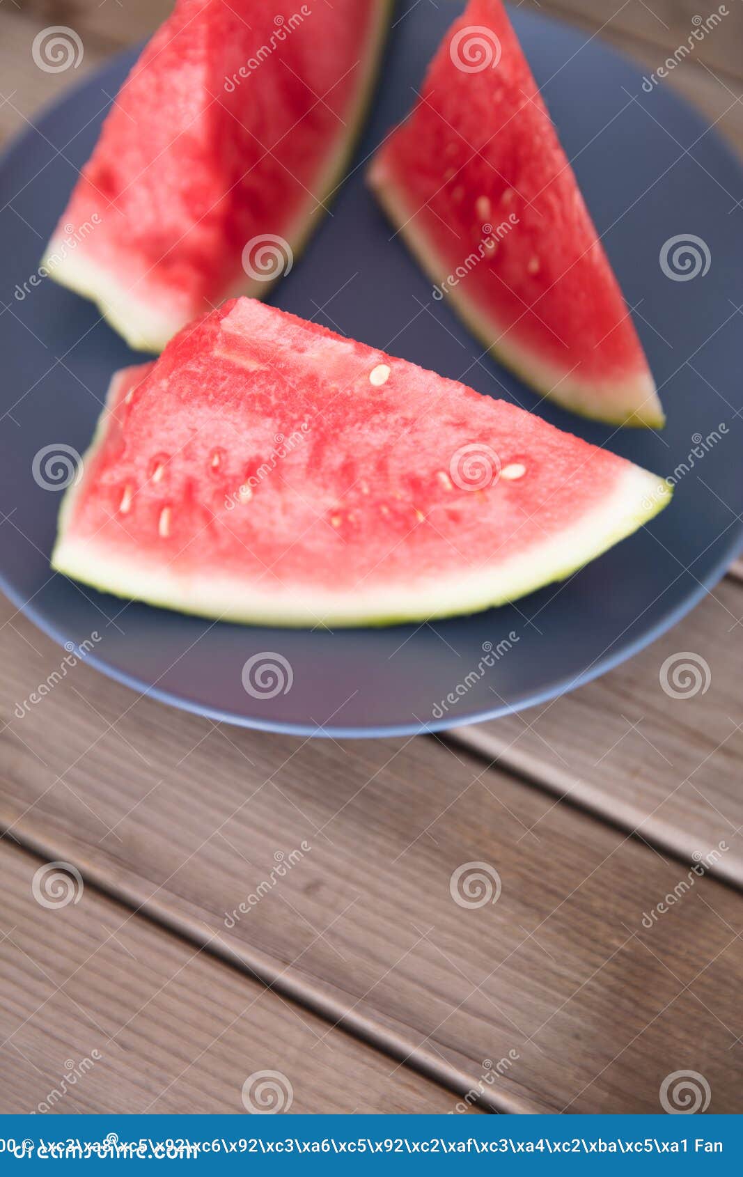 Diced Watermelon on a Plate Stock Photo - Image of flesh, sliced: 253778100