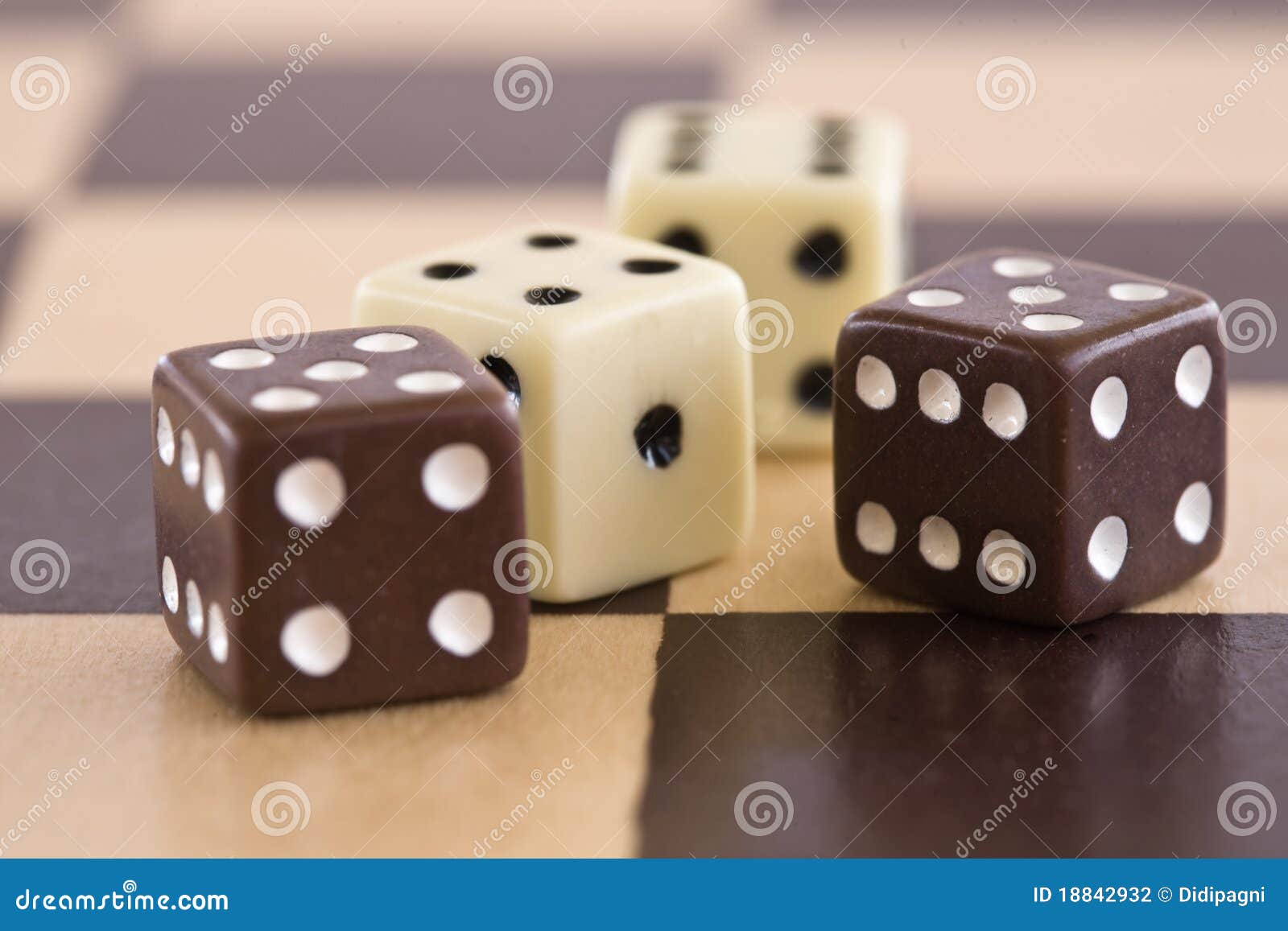 Dices stock photo. Image of dots, gambler, isolated, plastic - 18842932