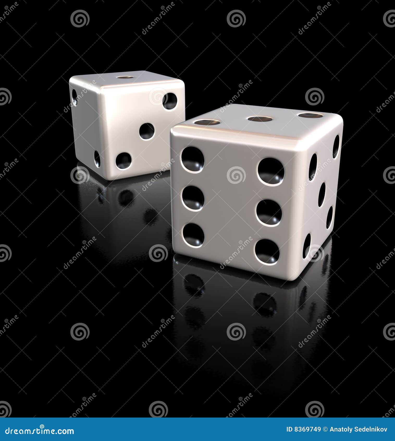 Dices stock illustration. Illustration of object, isolated - 8369749