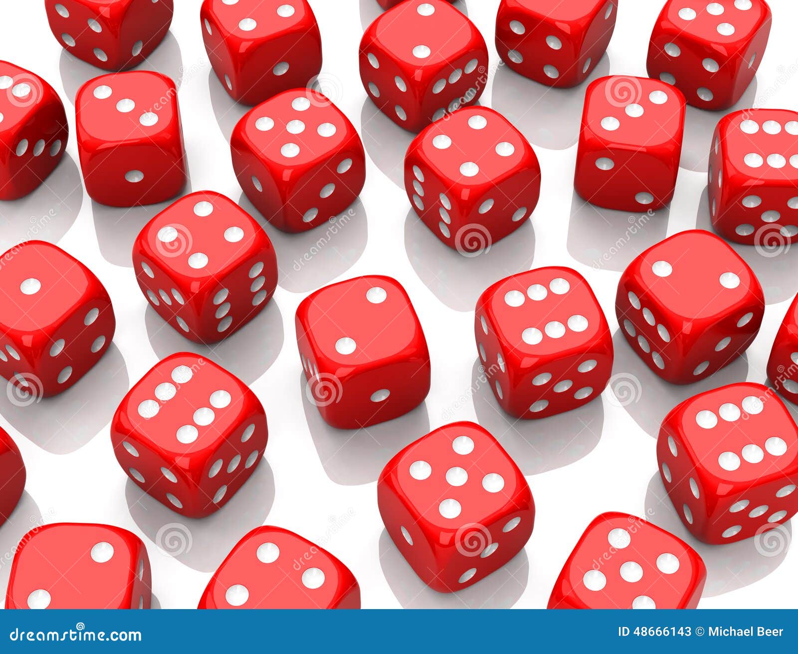 The dices stock illustration. Illustration of numbers - 48666143