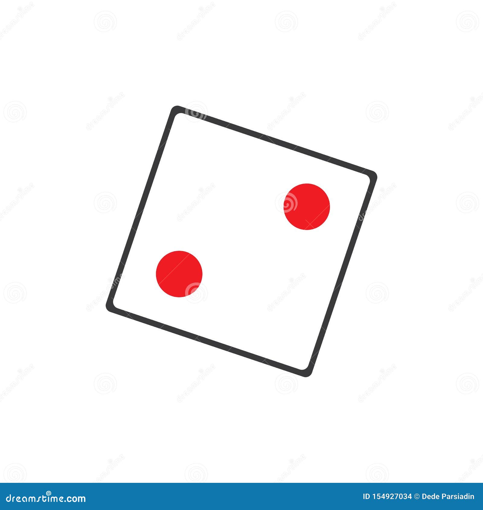 Flat, D6 Dice. Six Colour Variations Vector Illustration ...