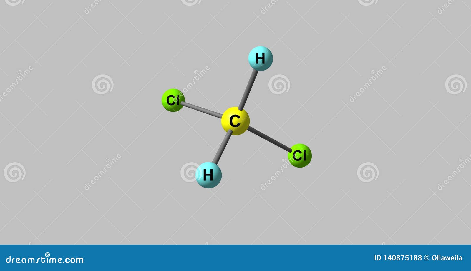 Dichloromethane Structure Organic