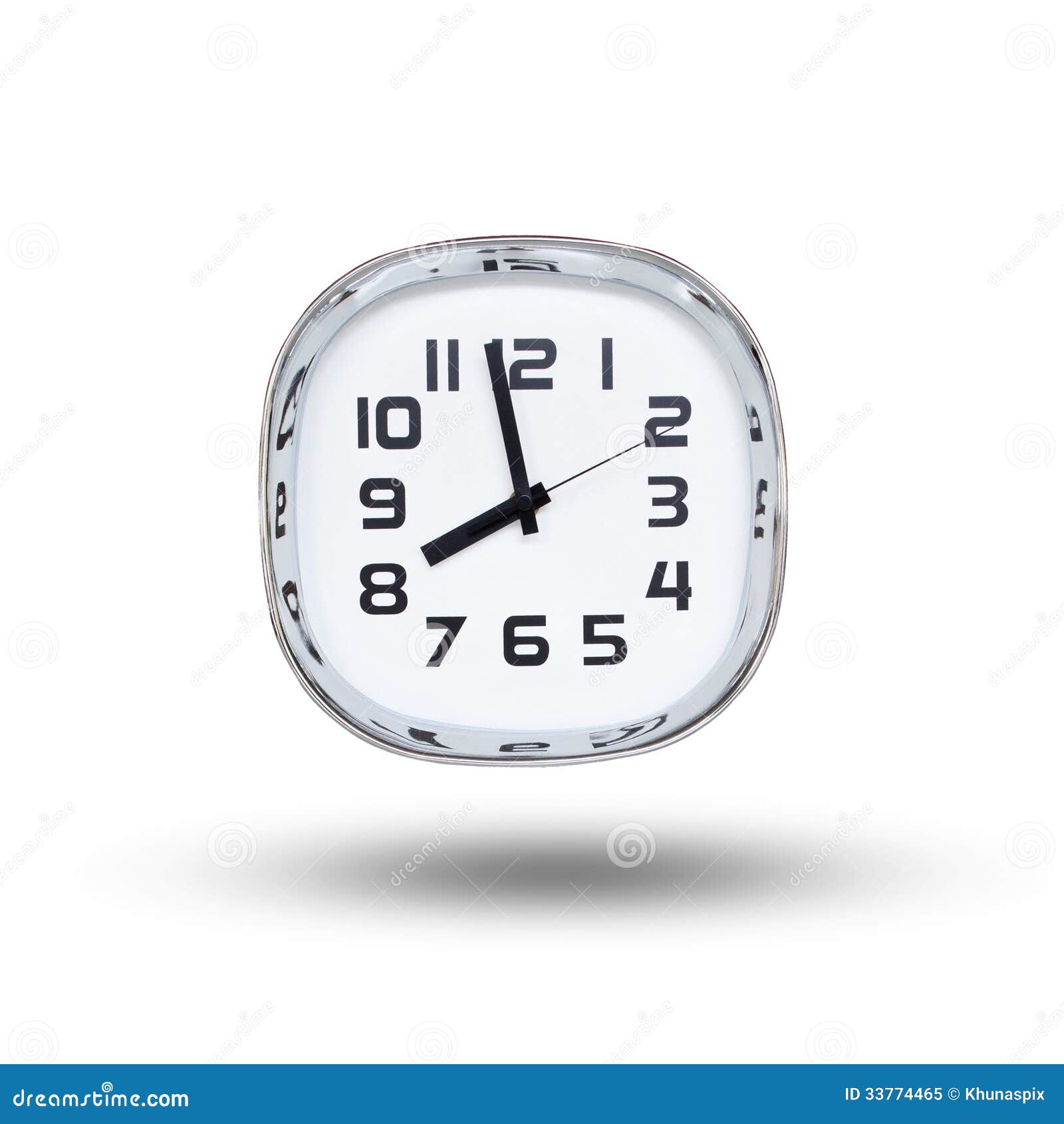 Dichtbij acht uur stock afbeelding. Image of zeven, aantal - 33774465