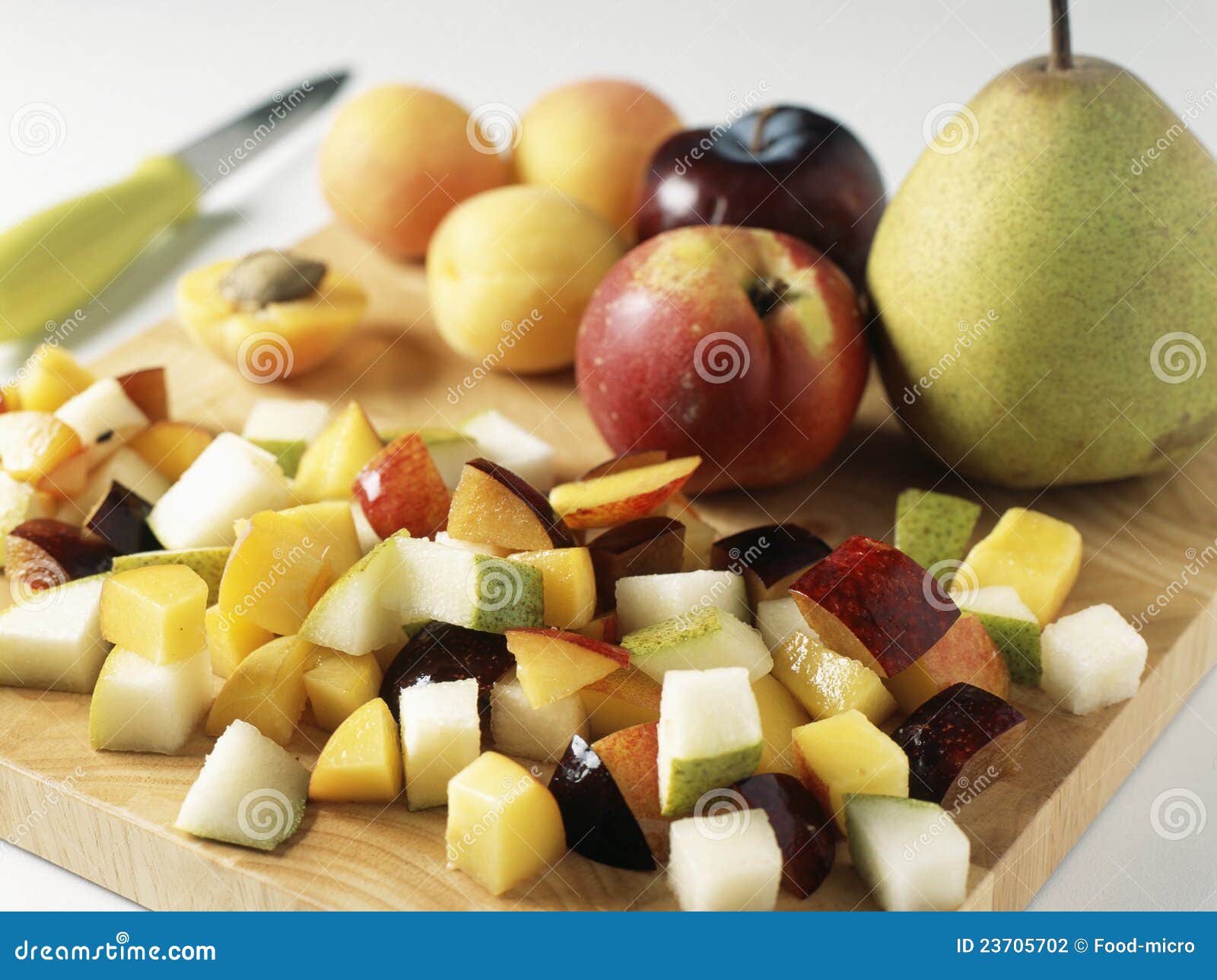 Dicing the fruit stock photo. Image of dessert, freshness - 23705702
