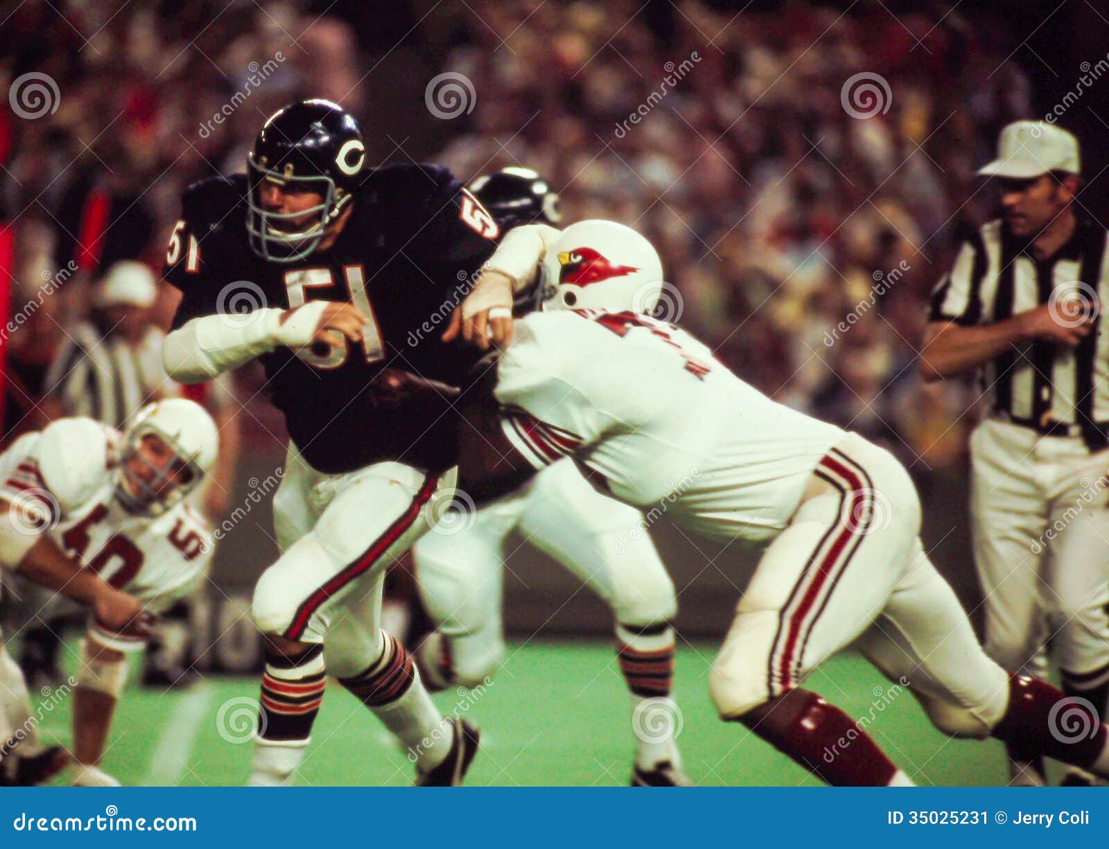 Dick Butkus Chicago Bears redactionele foto. Image of speler - 35025231