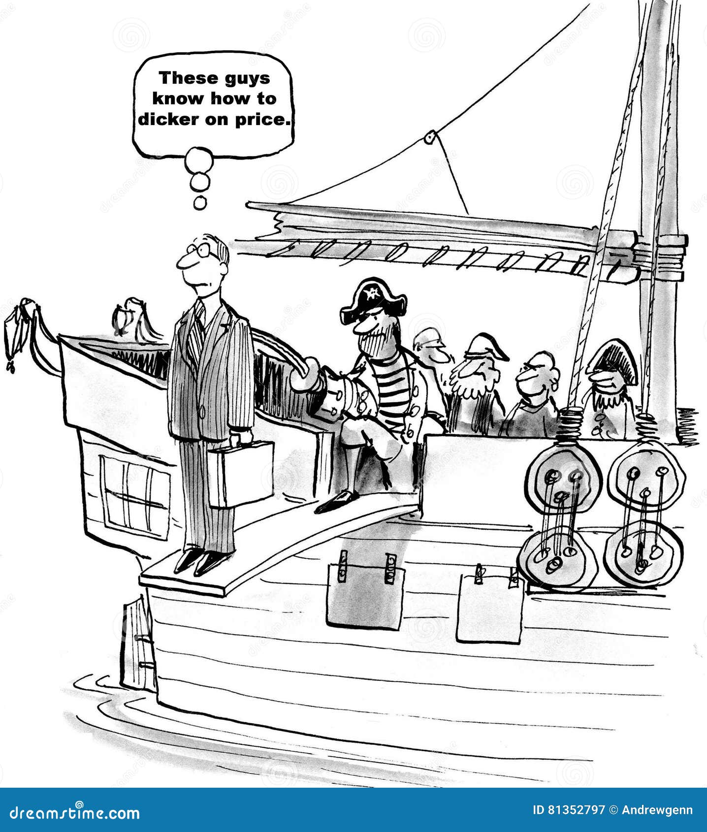Dickering no preço ilustração stock. Ilustração de profissional - 81352797