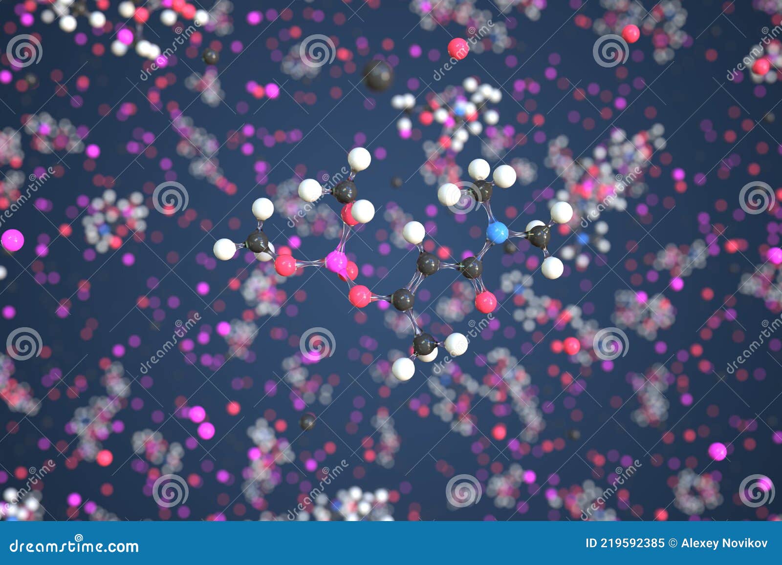 Dicrotophos Molecule, Molecular Structure, Organophosphate ...