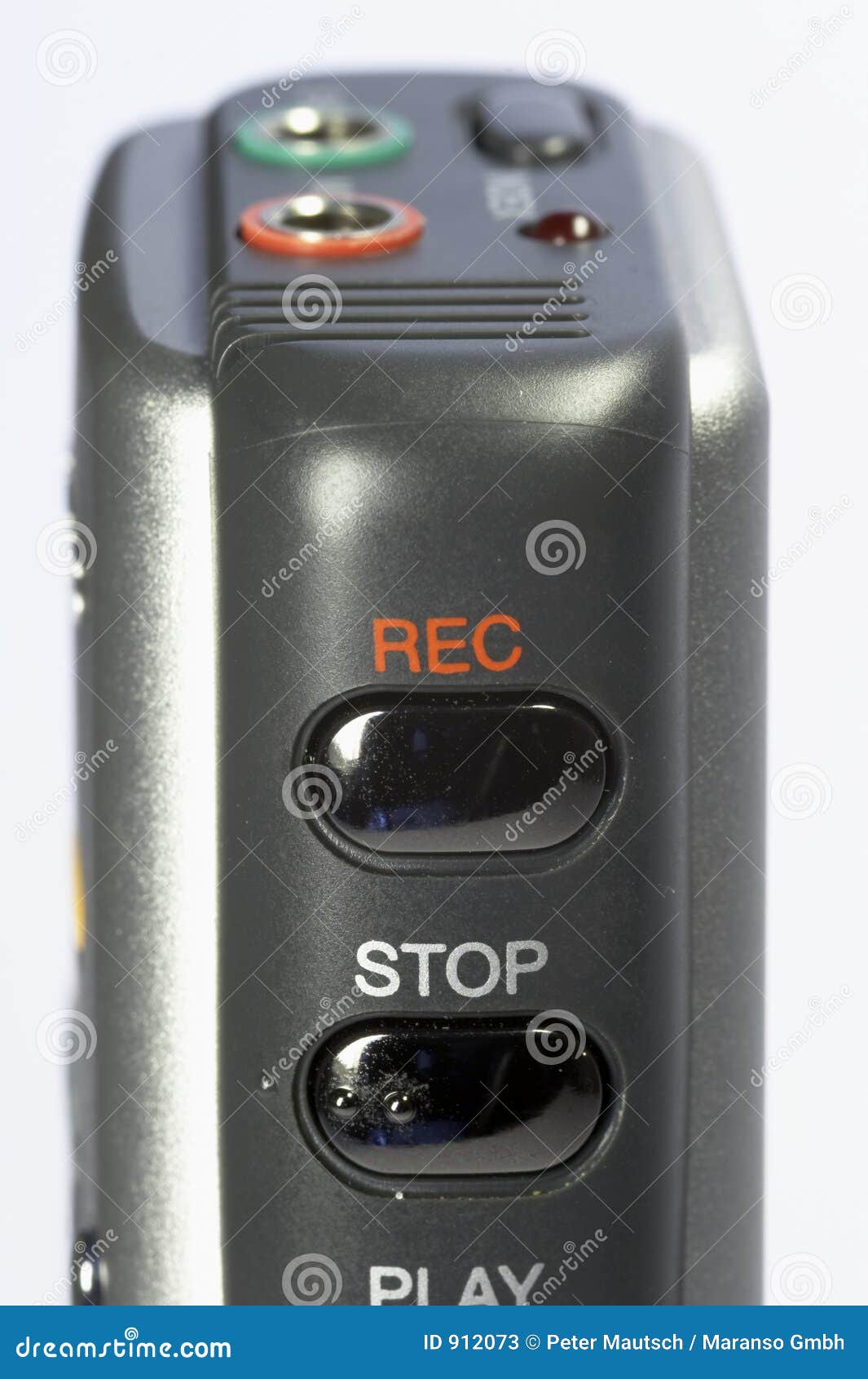 Dictaphone 04 stock image. Image of microphone, speak, dictating - 912073