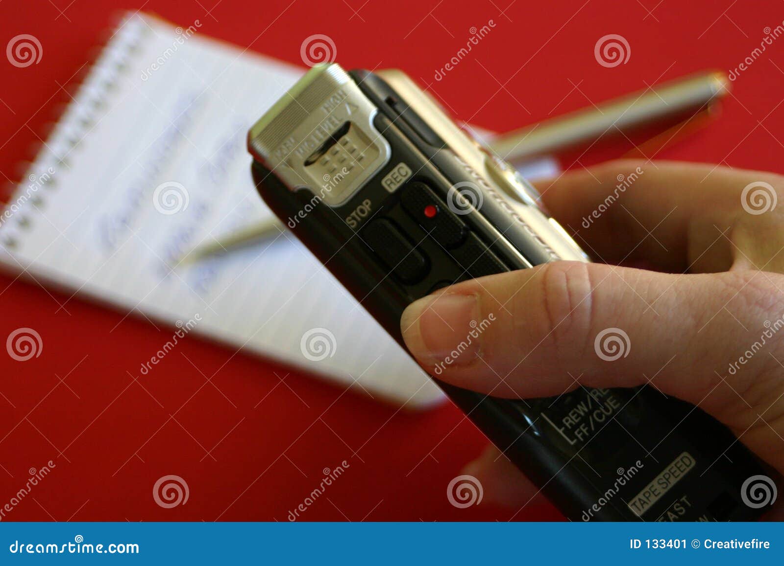 Dictation Notes stock image. Image of relay, creative, thoughts - 133401