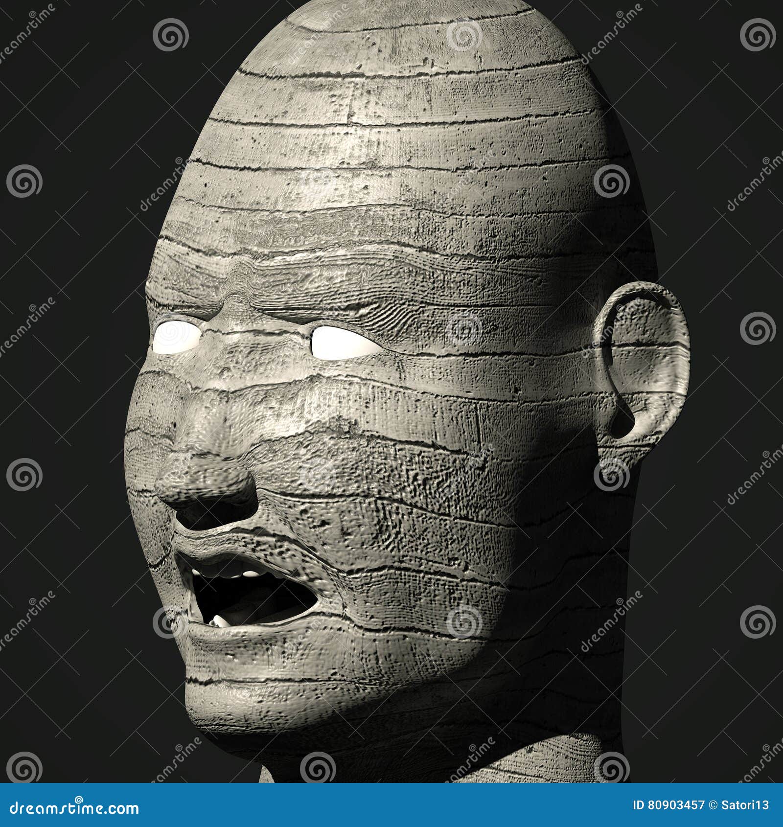 Dictator`s Portrait - 3d Rendering Stock Image - Image of history, head ...