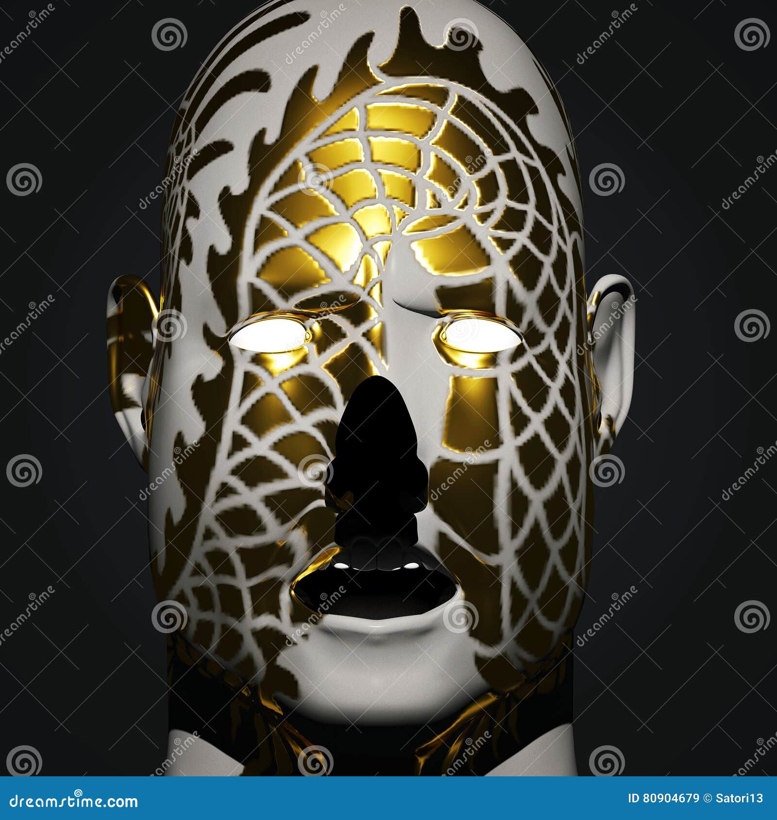 Dictator`s Portrait - 3d Rendering Stock Image - Image of politics ...